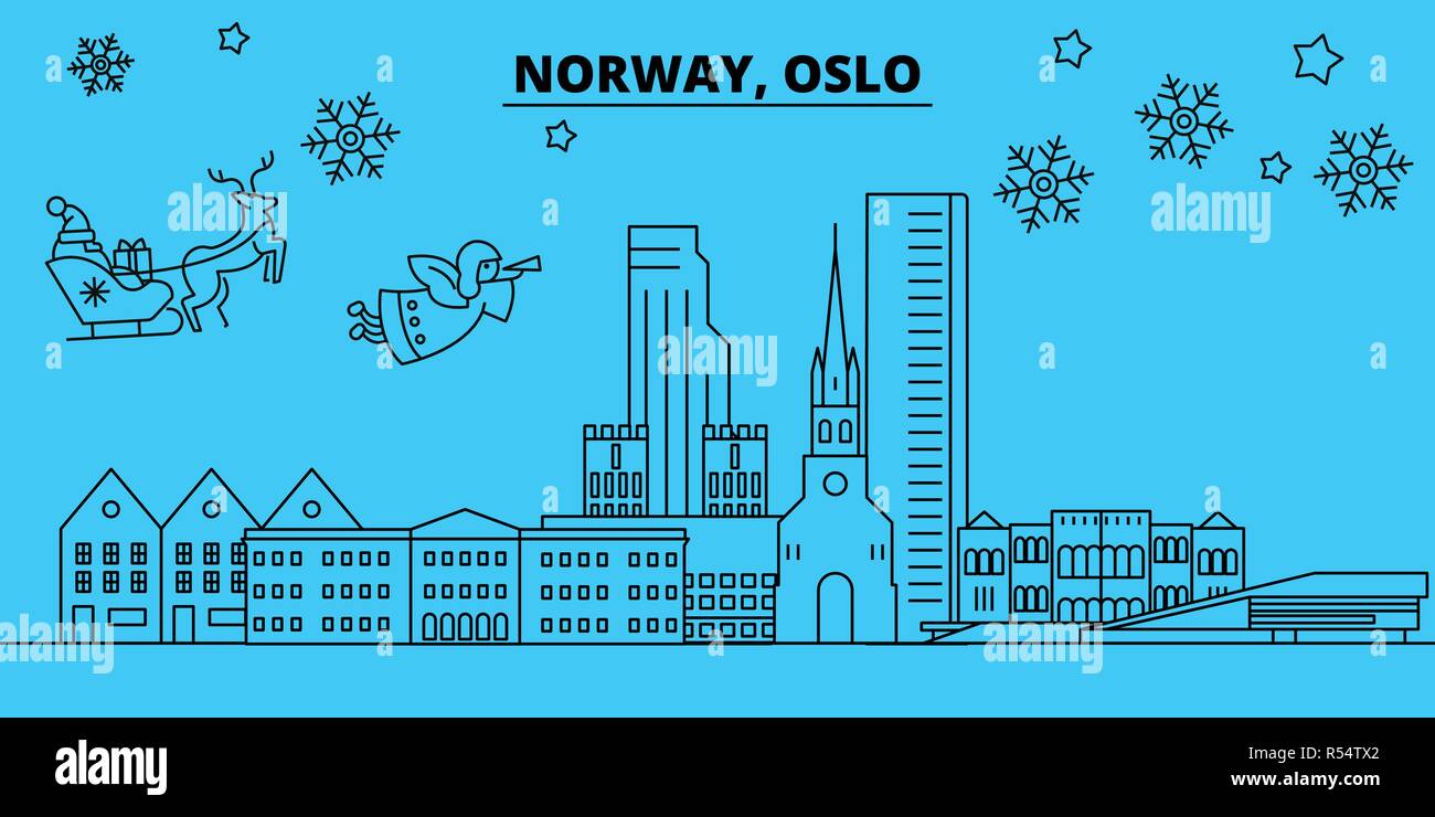 Oslo snow Stock Vector Images - Alamy