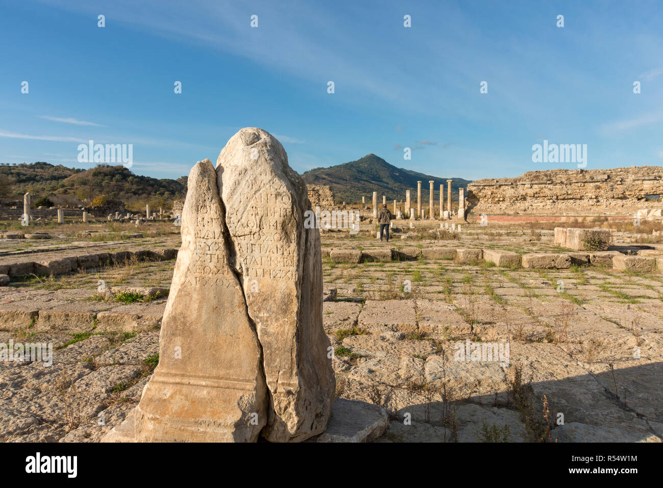 The ancient site of Magnesia on the Meander, located 19 km of Ephesus ...