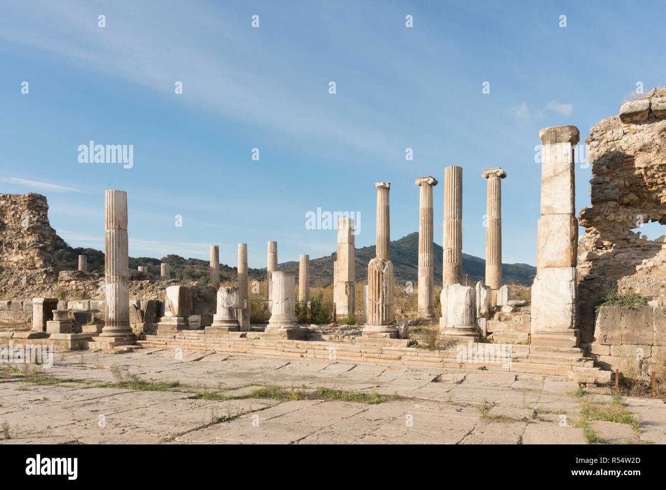 The ancient site of Magnesia on the Meander, located 19 km of Ephesus ...