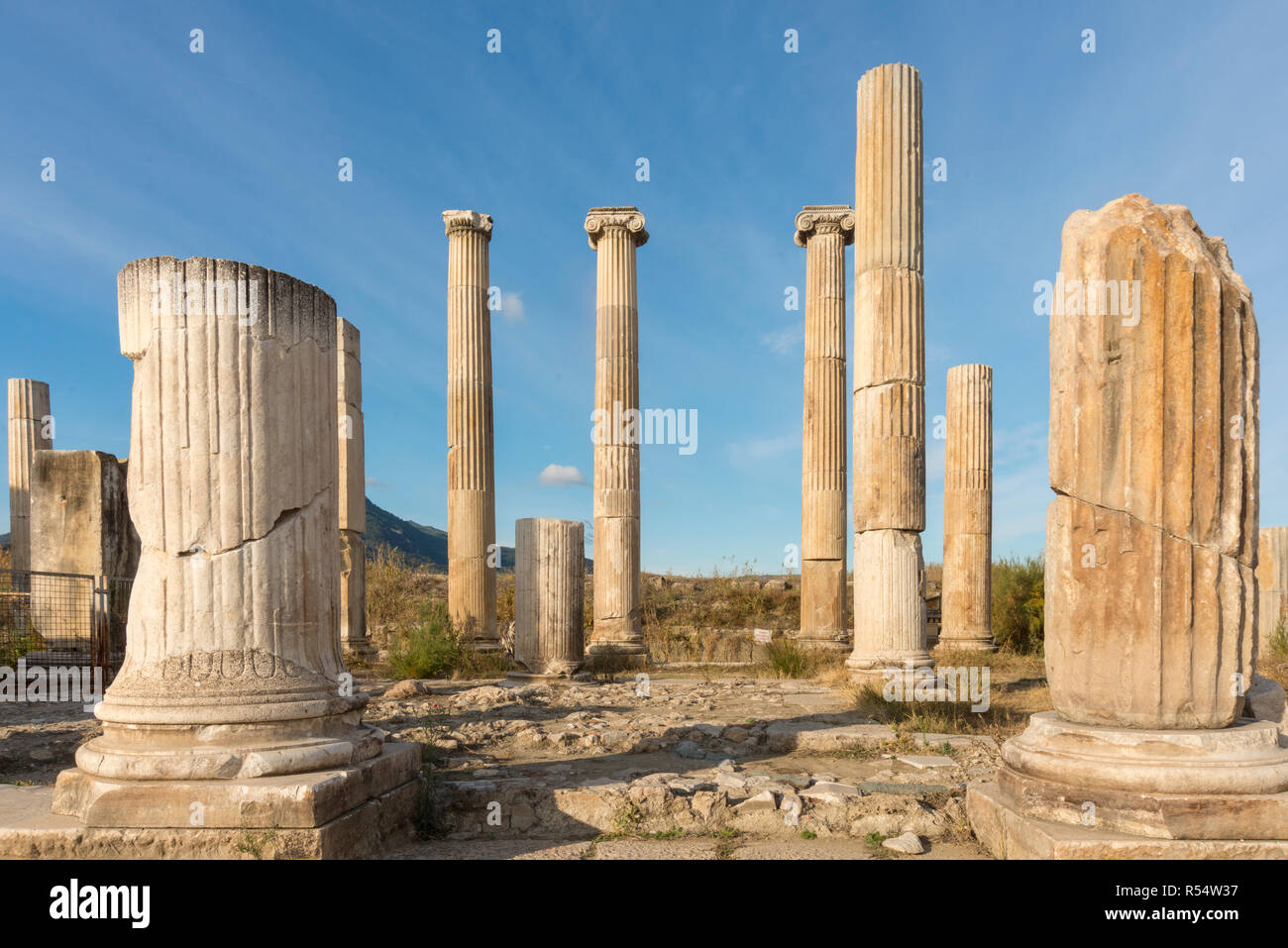The ancient site of Magnesia on the Meander, located 19 km of Ephesus ...