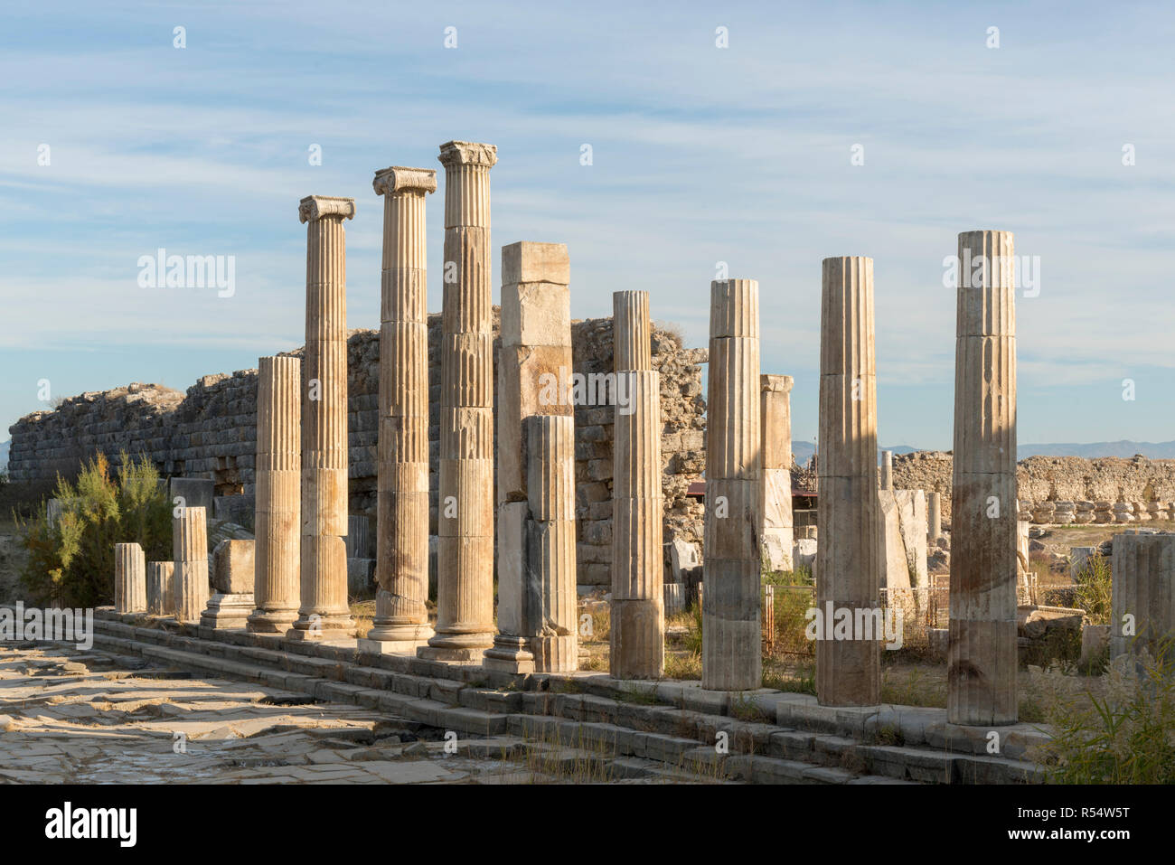 The ancient site of Magnesia on the Meander, located 19 km of Ephesus ...