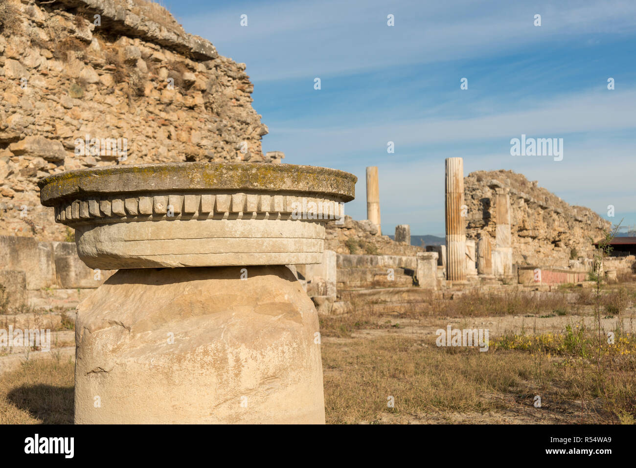 The ancient site of Magnesia on the Meander, located 19 km of Ephesus ...