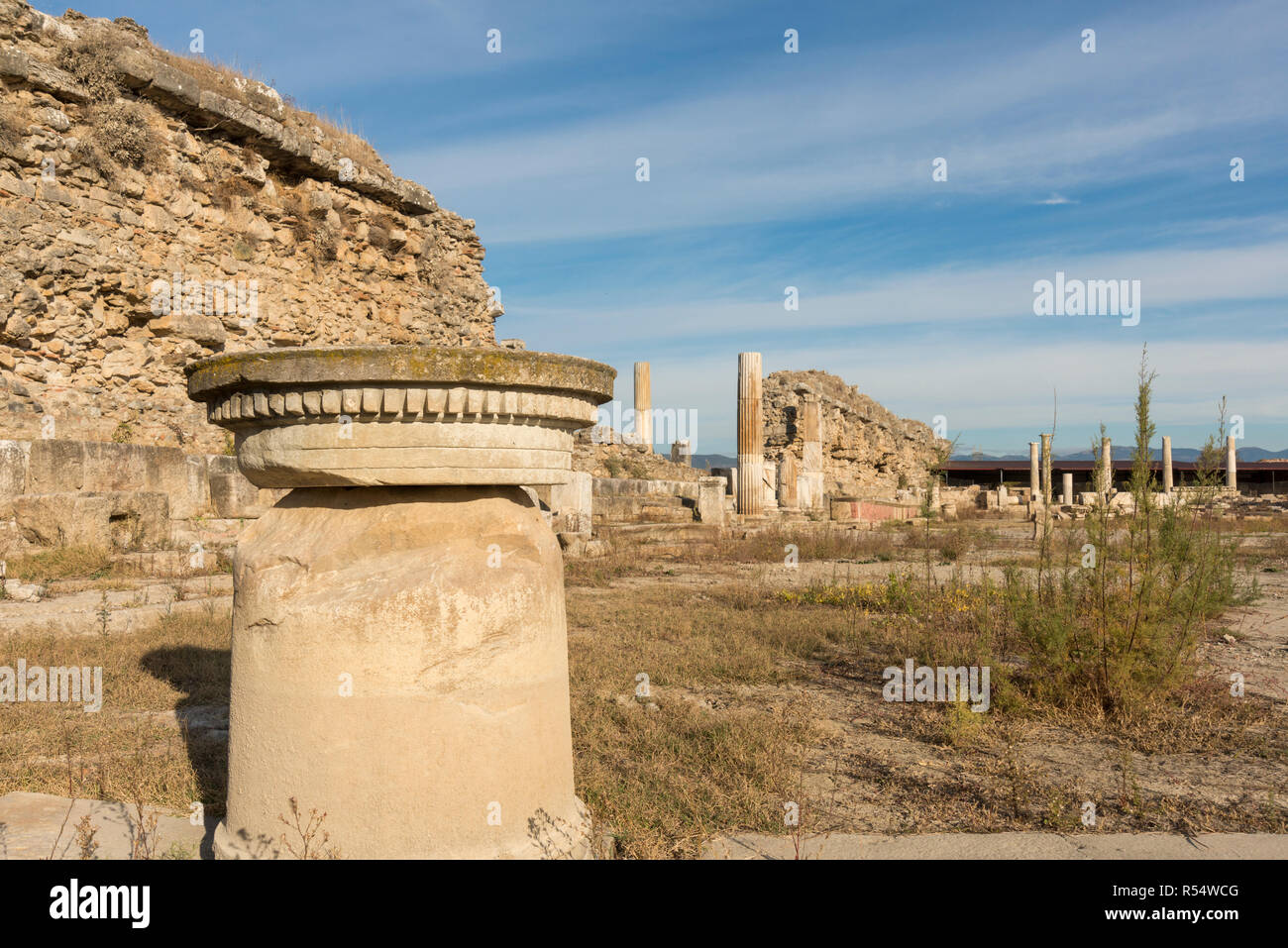 The ancient site of Magnesia on the Meander, located 19 km of Ephesus ...