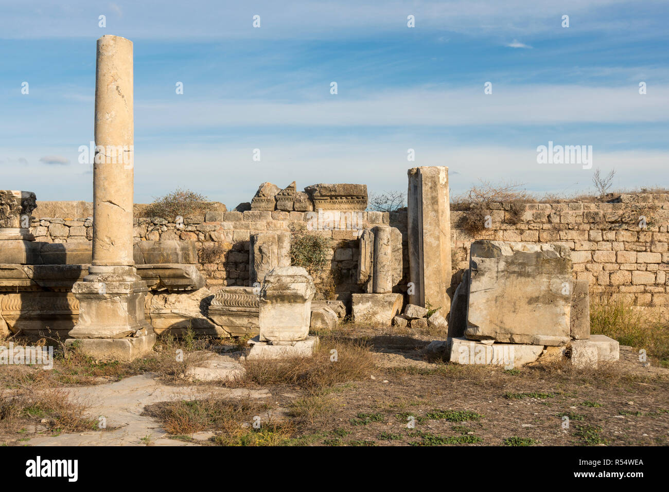 The ancient site of Magnesia on the Meander, located 19 km of Ephesus ...