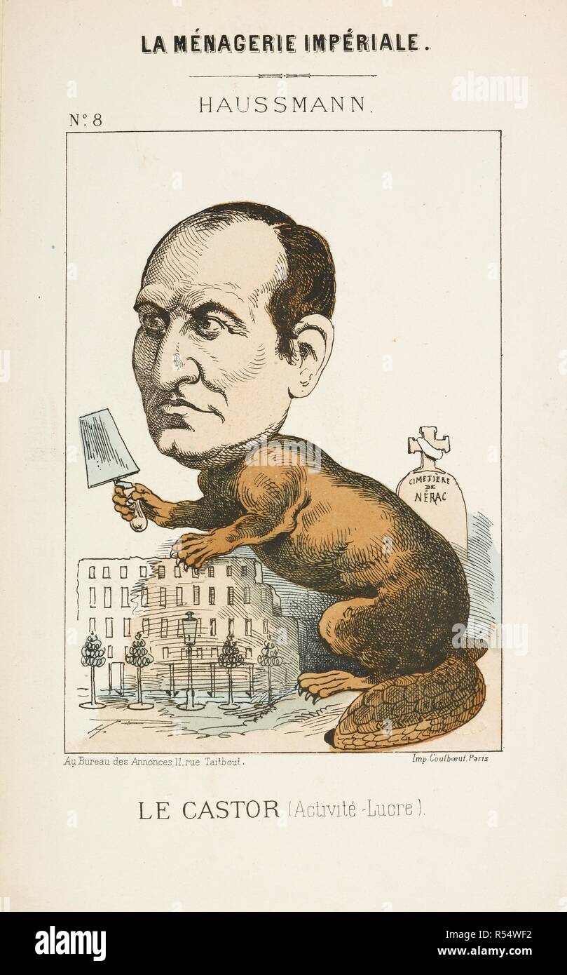 French Caricature - "Le Castor". Collection de Caricatures et de ...