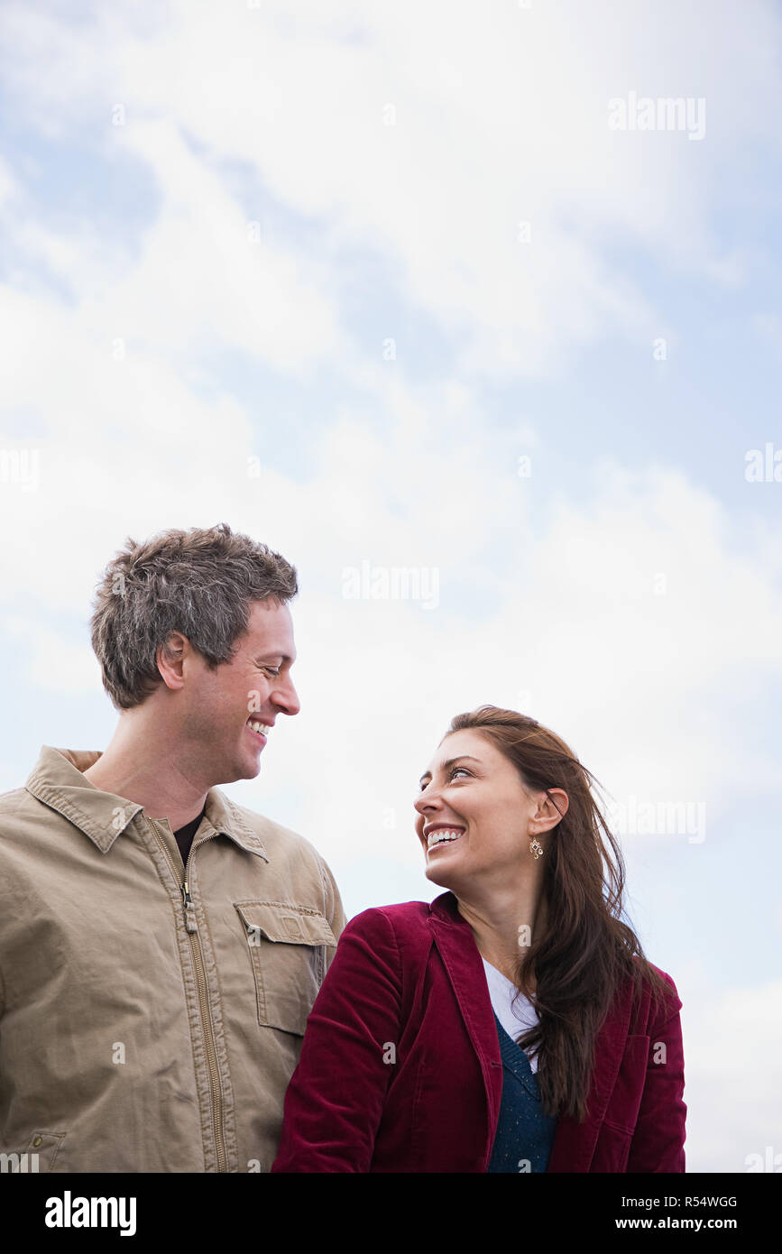 One couple face to face Stock Photo - Alamy
