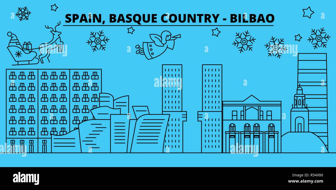 Bilbao spain basque country town city Stock Vector Images - Alamy