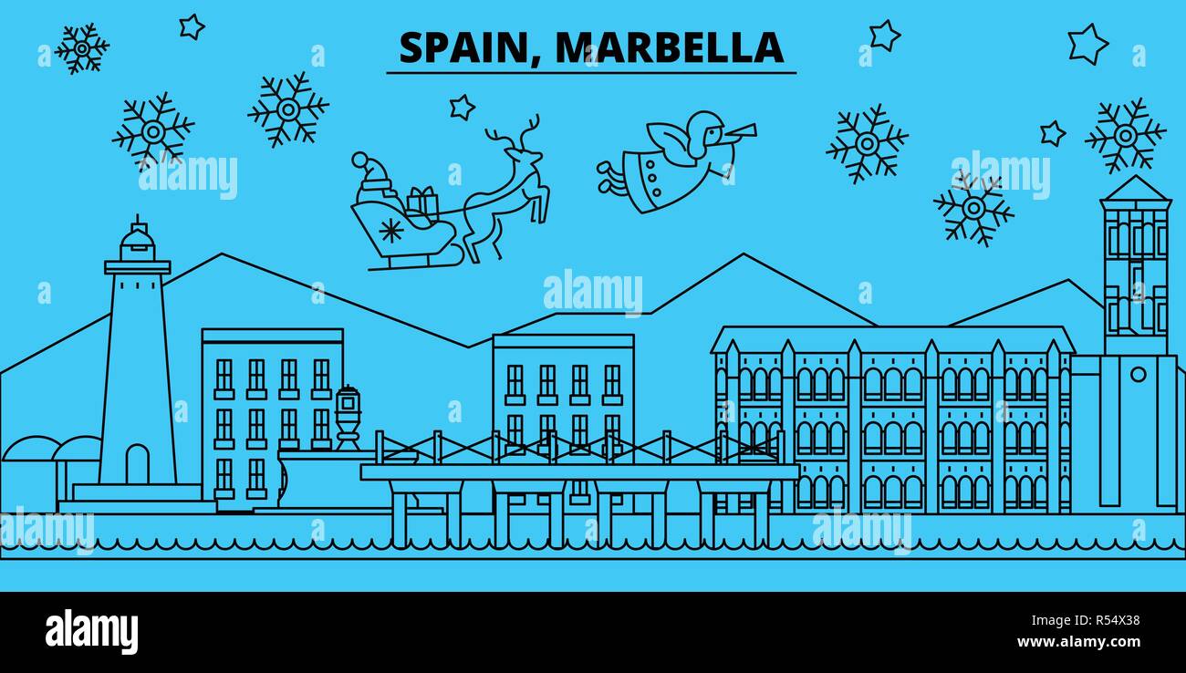 Marbella town Stock Vector Images - Alamy