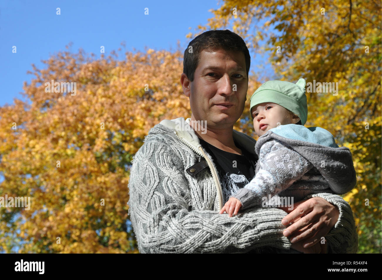 Proud father and the child Stock Photo - Alamy