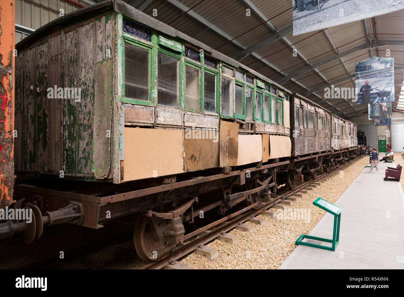 Old and vintage railway carriages / carriage awaiting restoration and ...