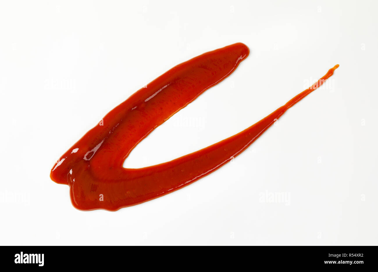 Ketchup plate red sauce splatter hi-res stock photography and images ...