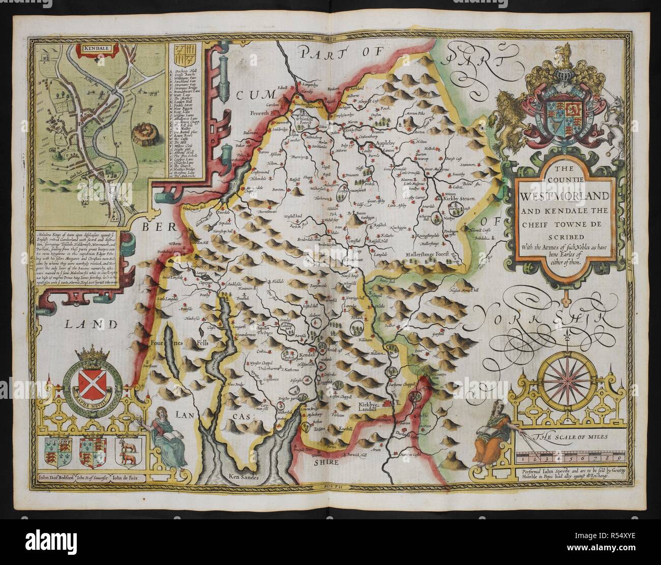 John speed 1611 map hi-res stock photography and images - Alamy
