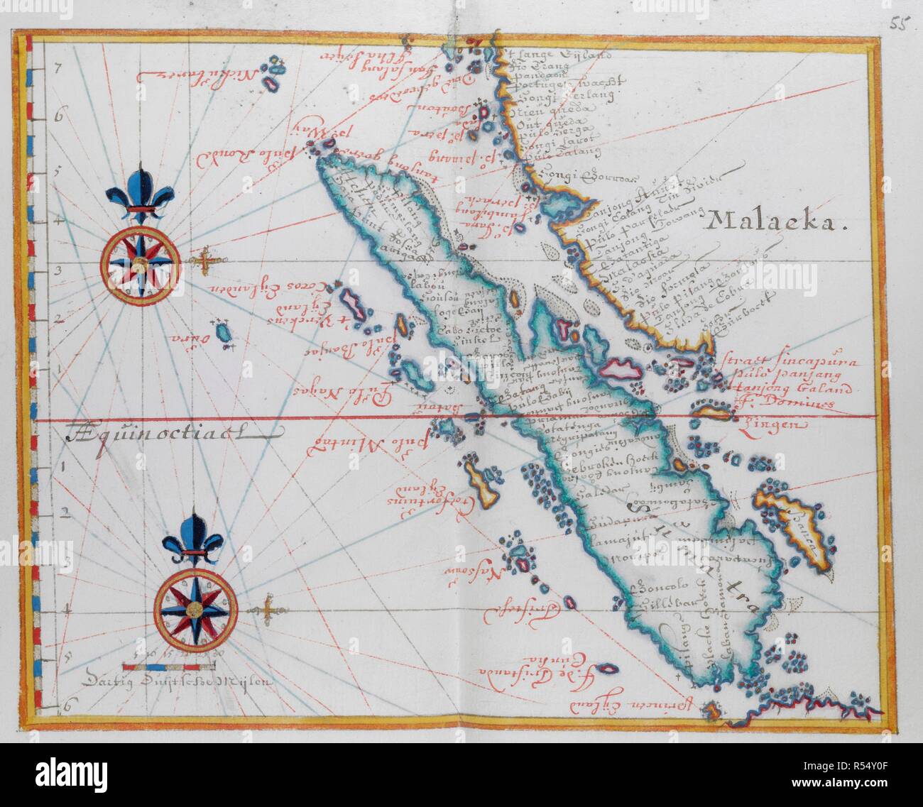 Malacca Map High Resolution Stock Photography and Images - Alamy
