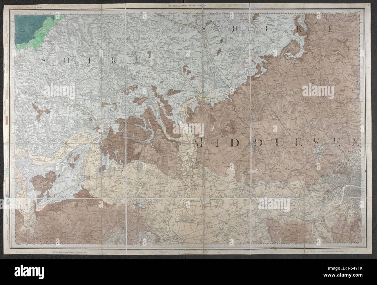 Map of england with scale hi-res stock photography and images - Alamy