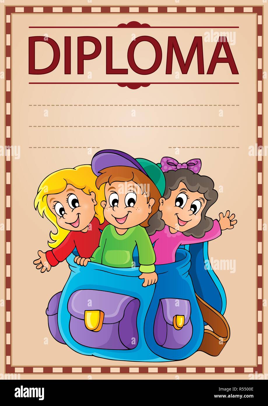 Diploma Topic Image 8 Stock Photo Alamy