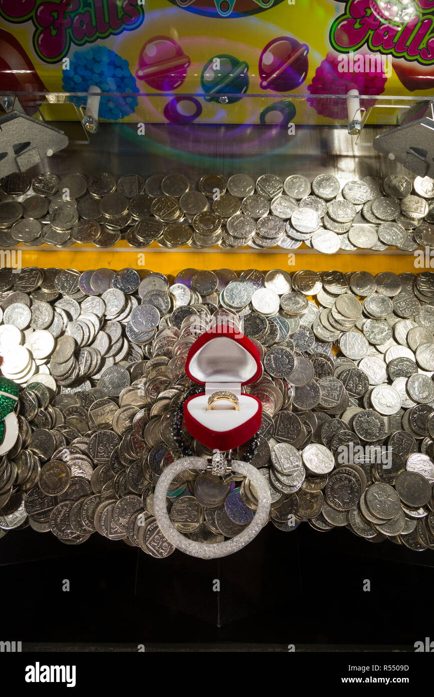 Pusher game hi-res stock photography and images - Alamy