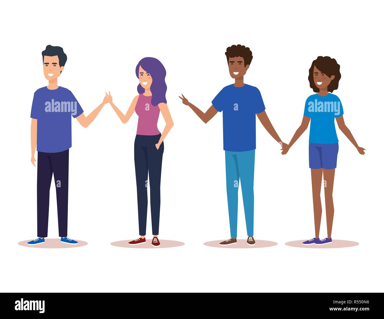 group of people characters vector illustration design Stock Vector ...