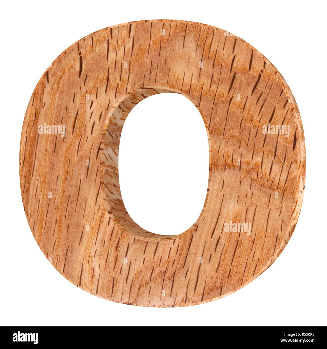 3D decorative wooden Alphabet, capital letter O Stock Photo - Alamy