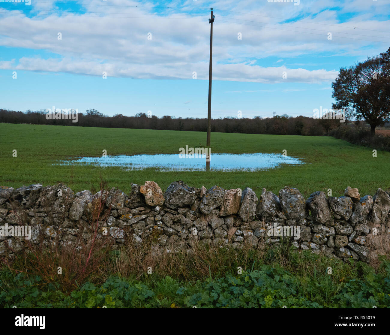 Farm border stone wall hi-res stock photography and images - Alamy