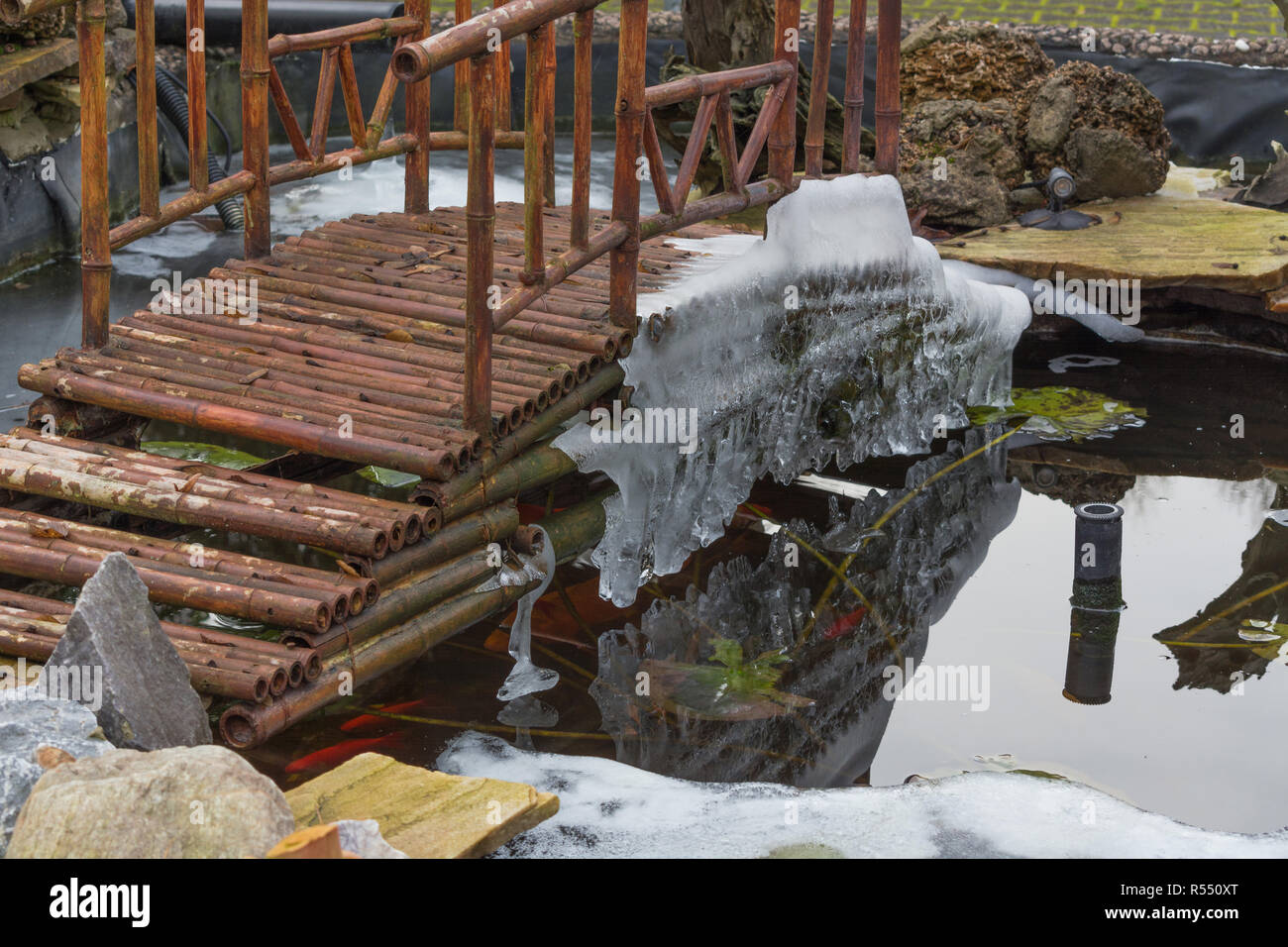 Drop drips from icicle hi-res stock photography and images - Alamy
