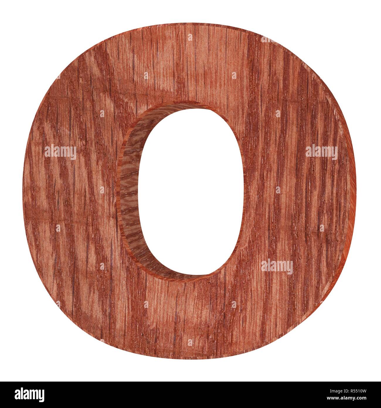 3D decorative wooden Alphabet, capital letter O Stock Photo - Alamy