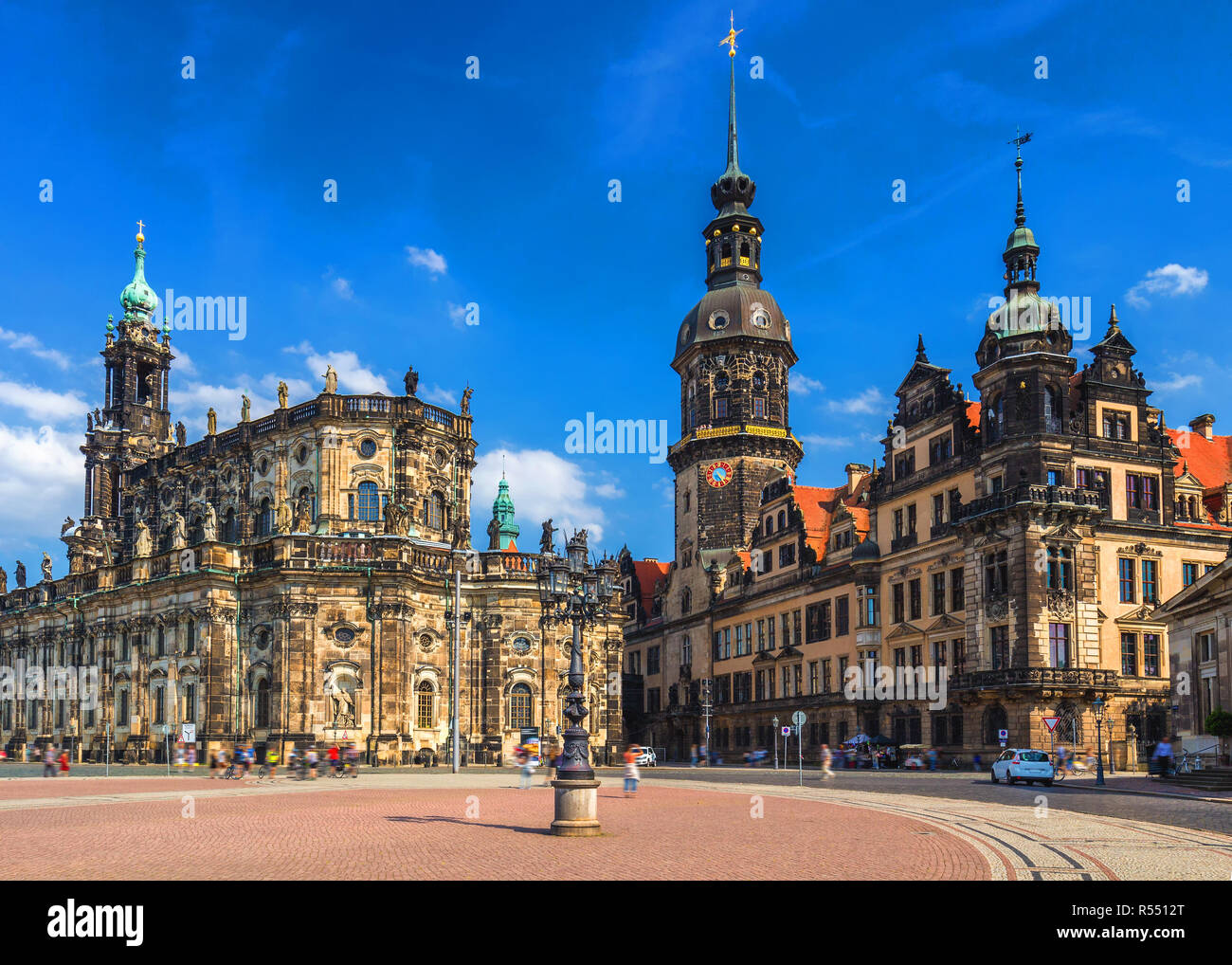 The ancient city of Dresden, Germany. Historical and cultural center of ...