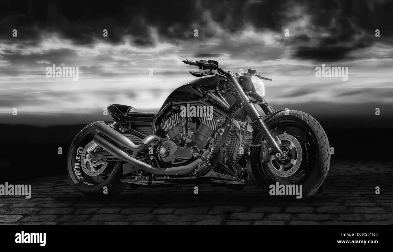 Chopper Bicycle White Background High Resolution Stock Photography and ...