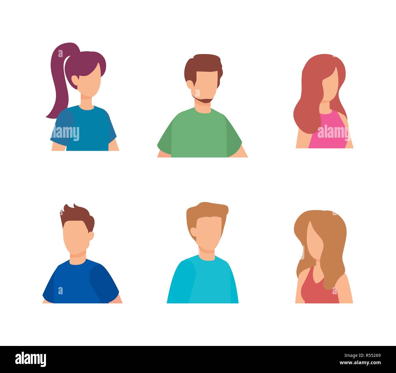group of people characters vector illustration design Stock Vector ...