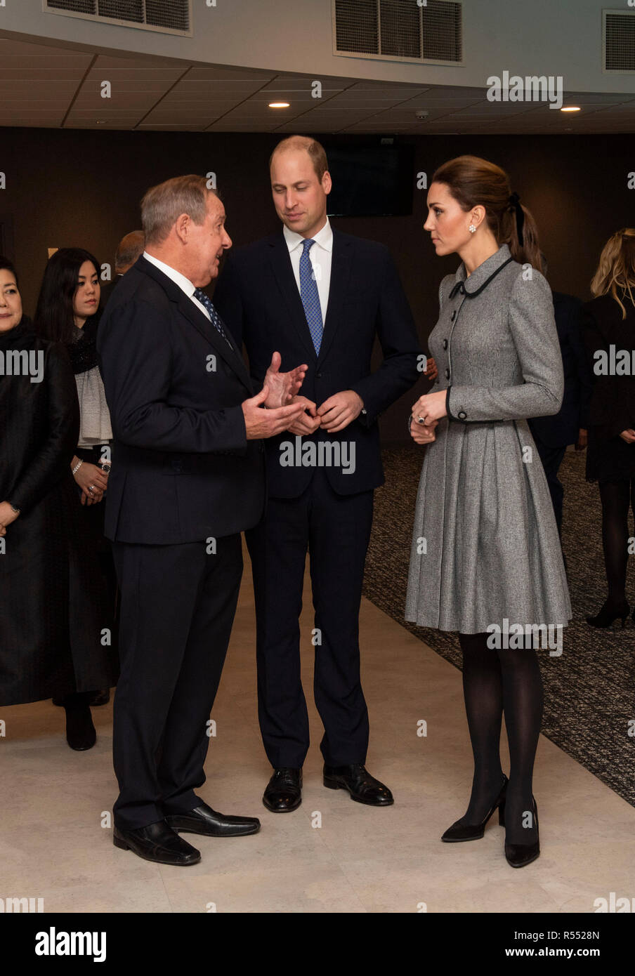 The Duke and Duchess of Cambridge talk to former player Alan Birchenall ...