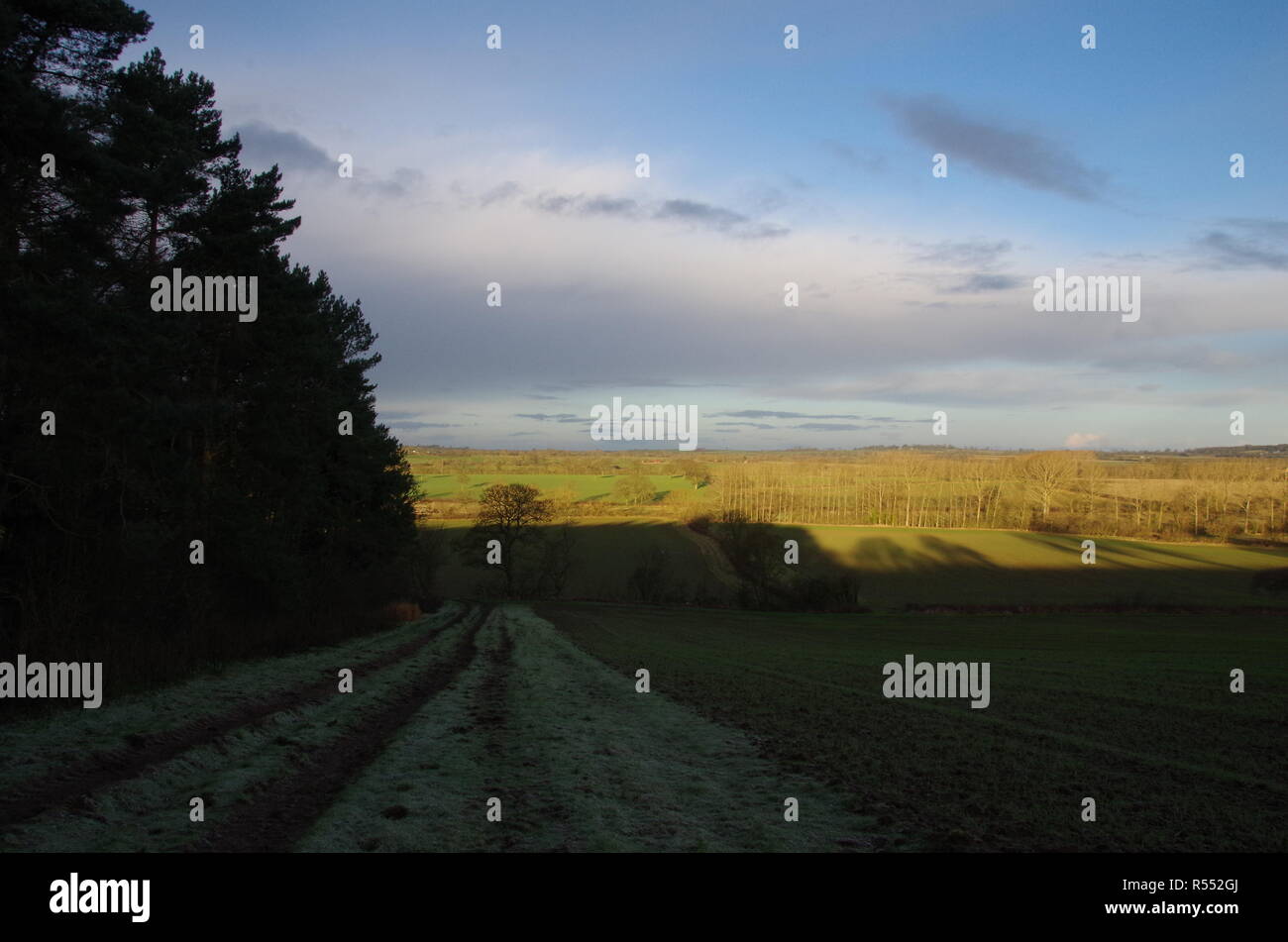 The Macmillan Way. Long-distance trail. England. UK Stock Photo - Alamy
