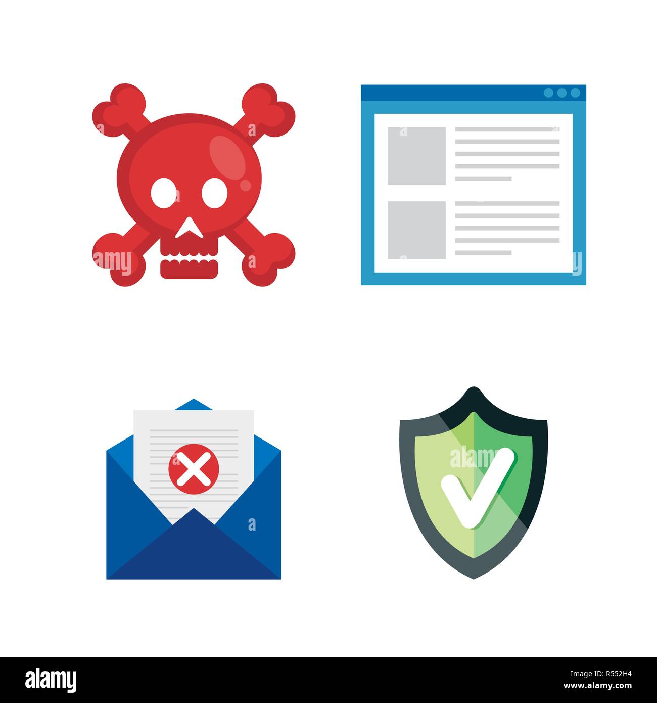 data center security icons vector illustration design Stock Vector ...