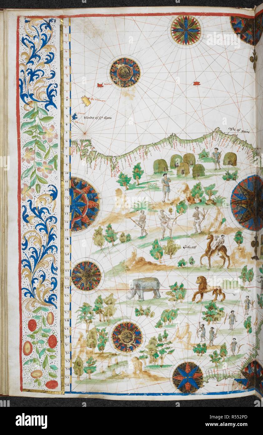 Chart of the western coast of Africa from the Gulf of Guinea to the ...
