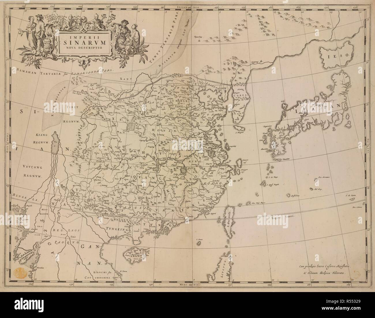 China map 17th century hi-res stock photography and images - Alamy