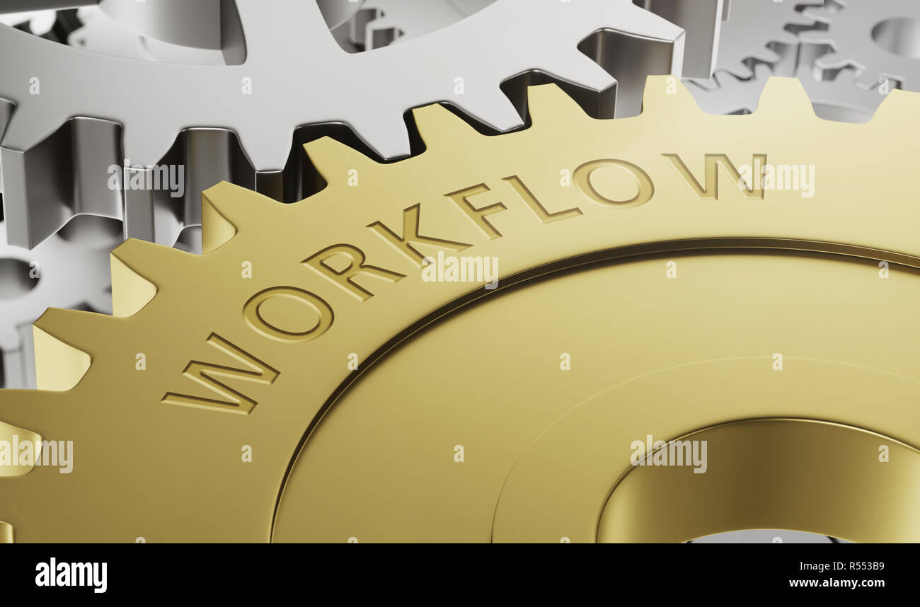 gears - workflow Stock Photo - Alamy