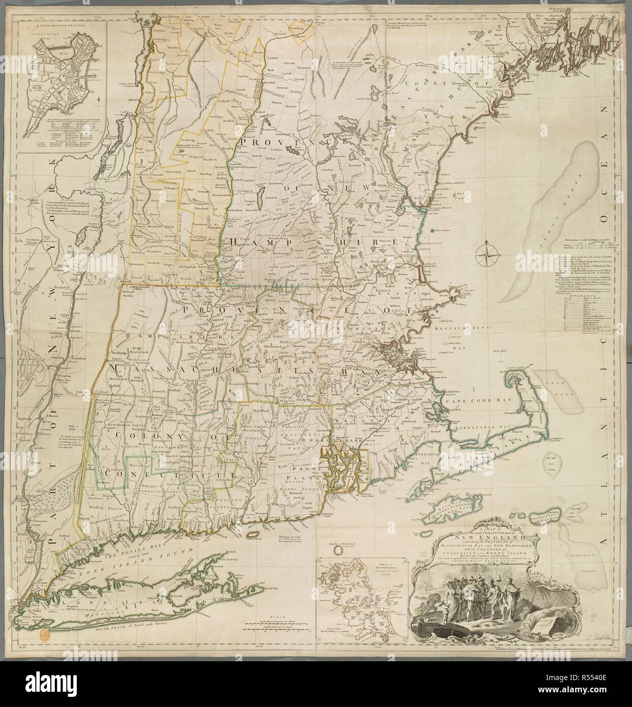 Northern Colonies Map