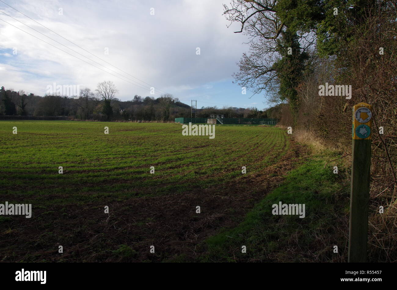 The Macmillan Way. Long-distance trail. England. UK Stock Photo - Alamy