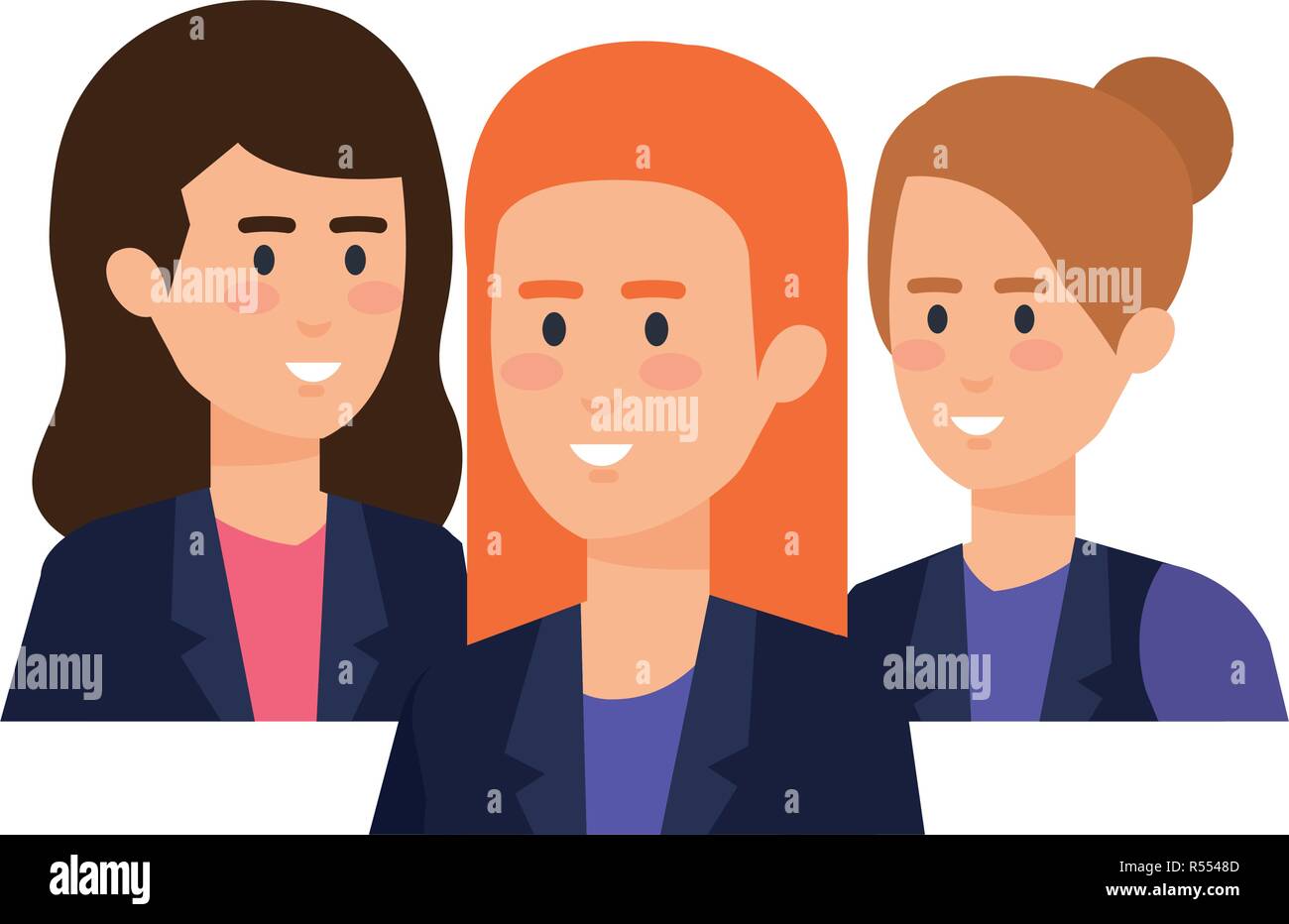 elegant businesswomen avatars characters Stock Vector Image & Art - Alamy