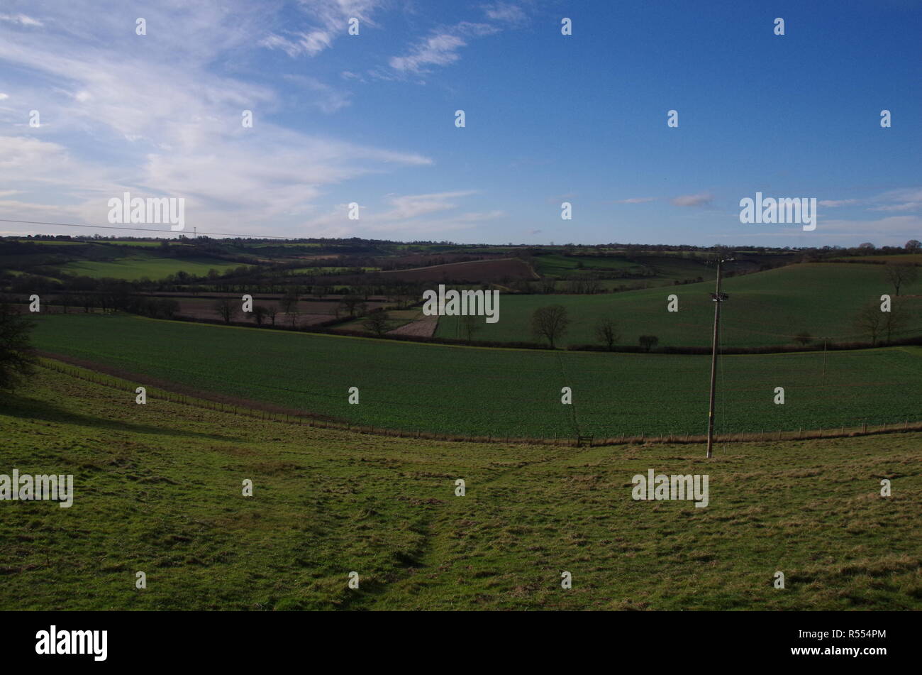 The Macmillan Way. Long-distance trail. England. UK Stock Photo - Alamy