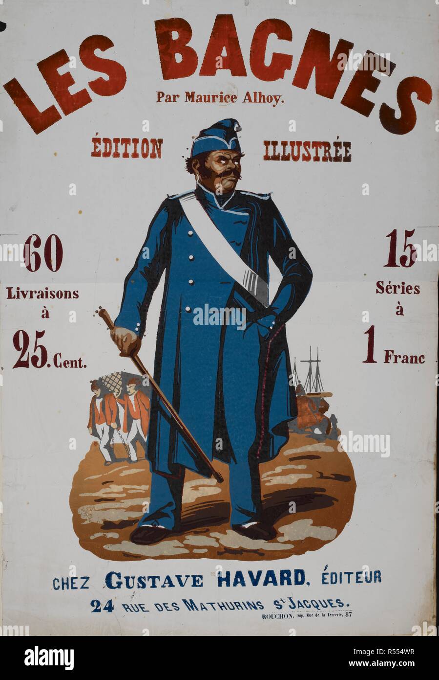 A Frenchman in uniform, possibly naval. [A collection of illustrated ...