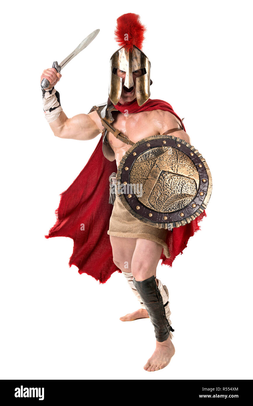 Ancient soldier or Gladiator Stock Photo - Alamy
