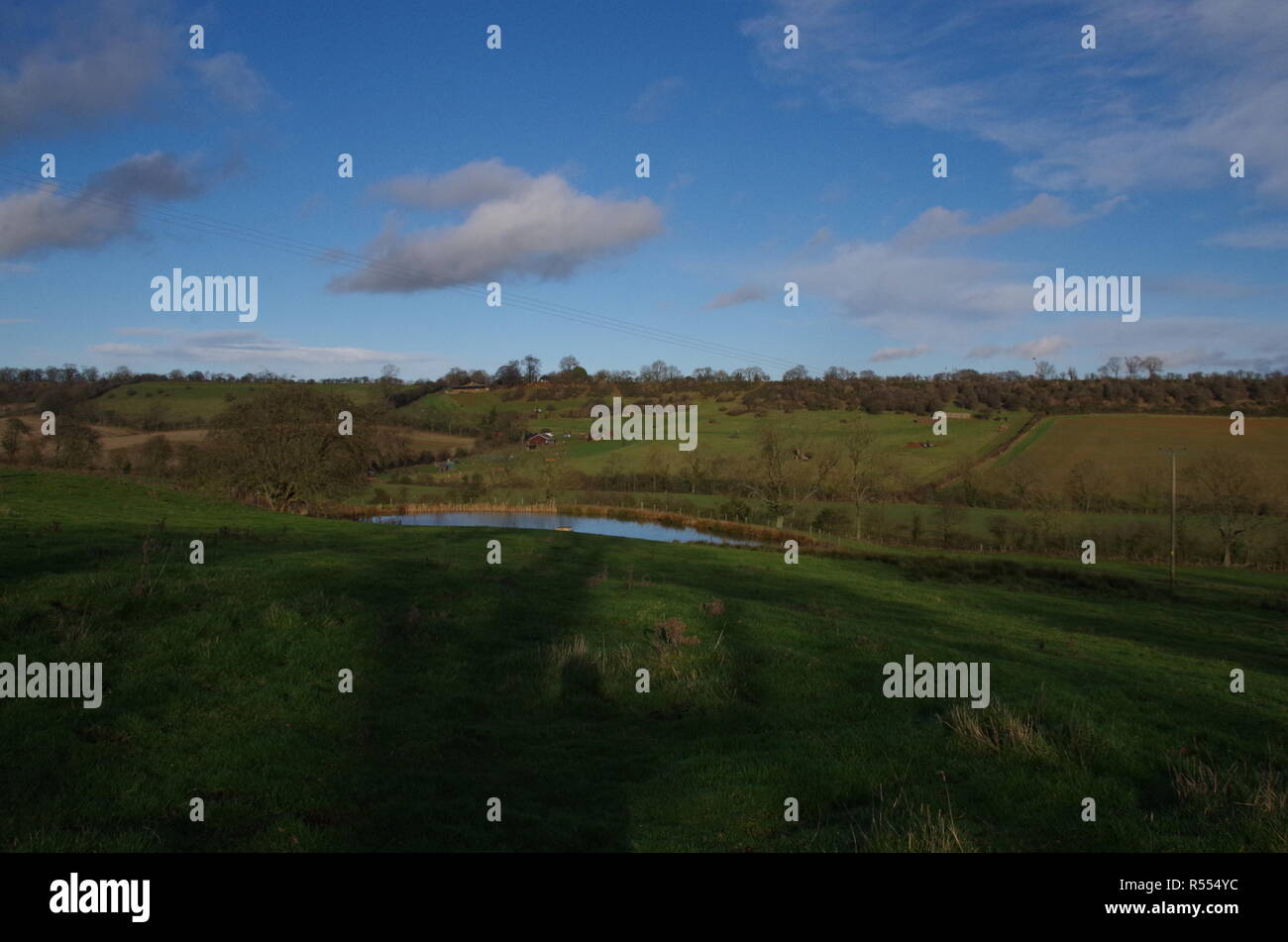 The Macmillan Way. Long-distance trail. England. UK Stock Photo - Alamy