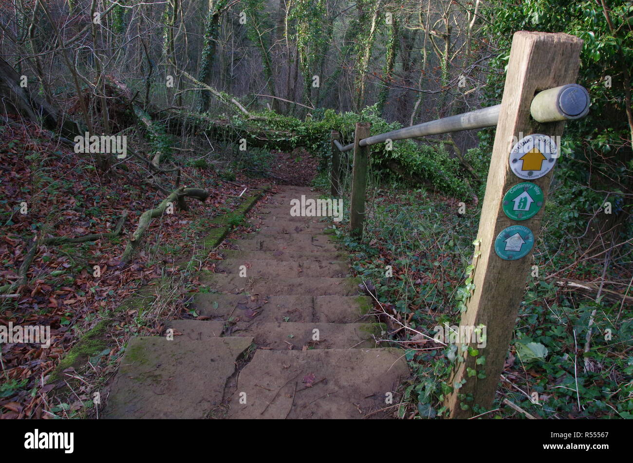 Edgehill site of Battle of Edgehill. The Macmillan Way. Long-distance ...