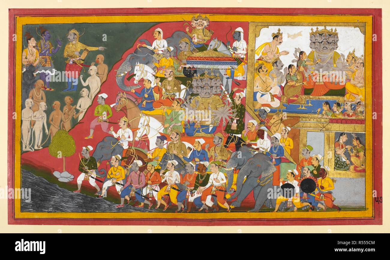 Ramayana rama text hi-res stock photography and images - Alamy