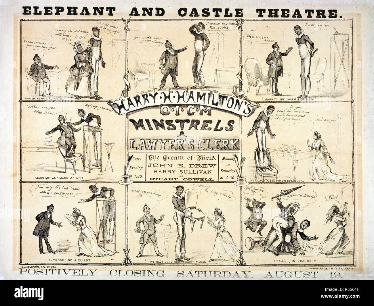 Poster minstrel show hi-res stock photography and images - Alamy