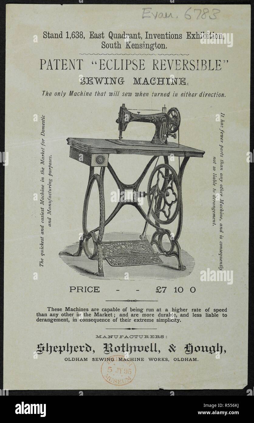 How is sewing machine works hi-res stock photography and images - Alamy