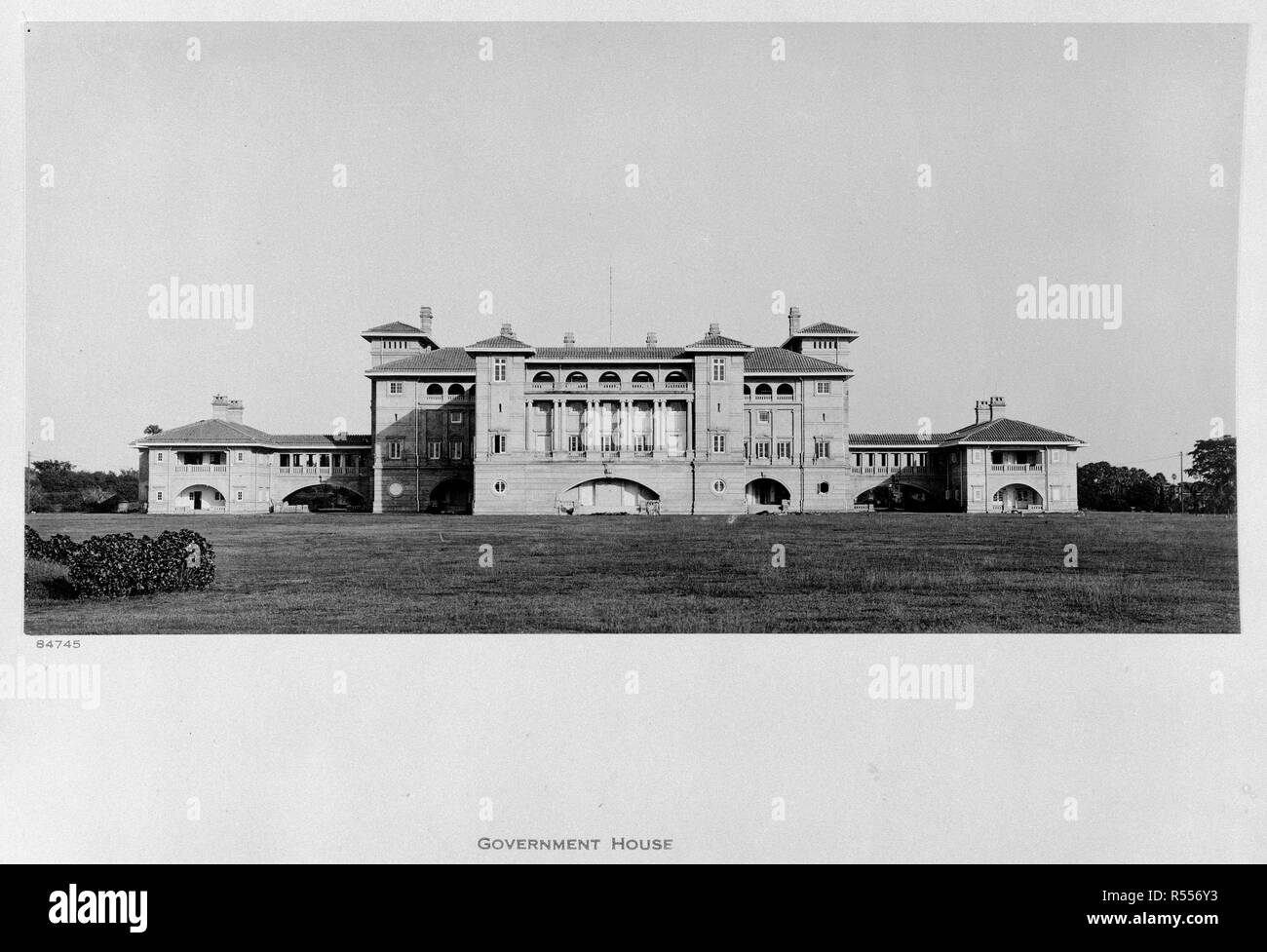 Government House, Patna, Bihar. New capital of the region, city in 1917 ...