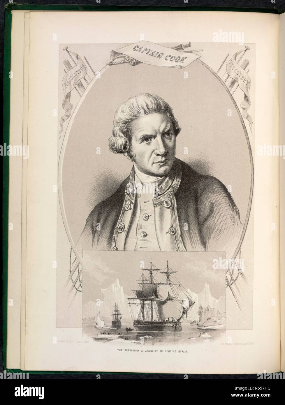 Captain cook illustration portrait hi-res stock photography and images ...