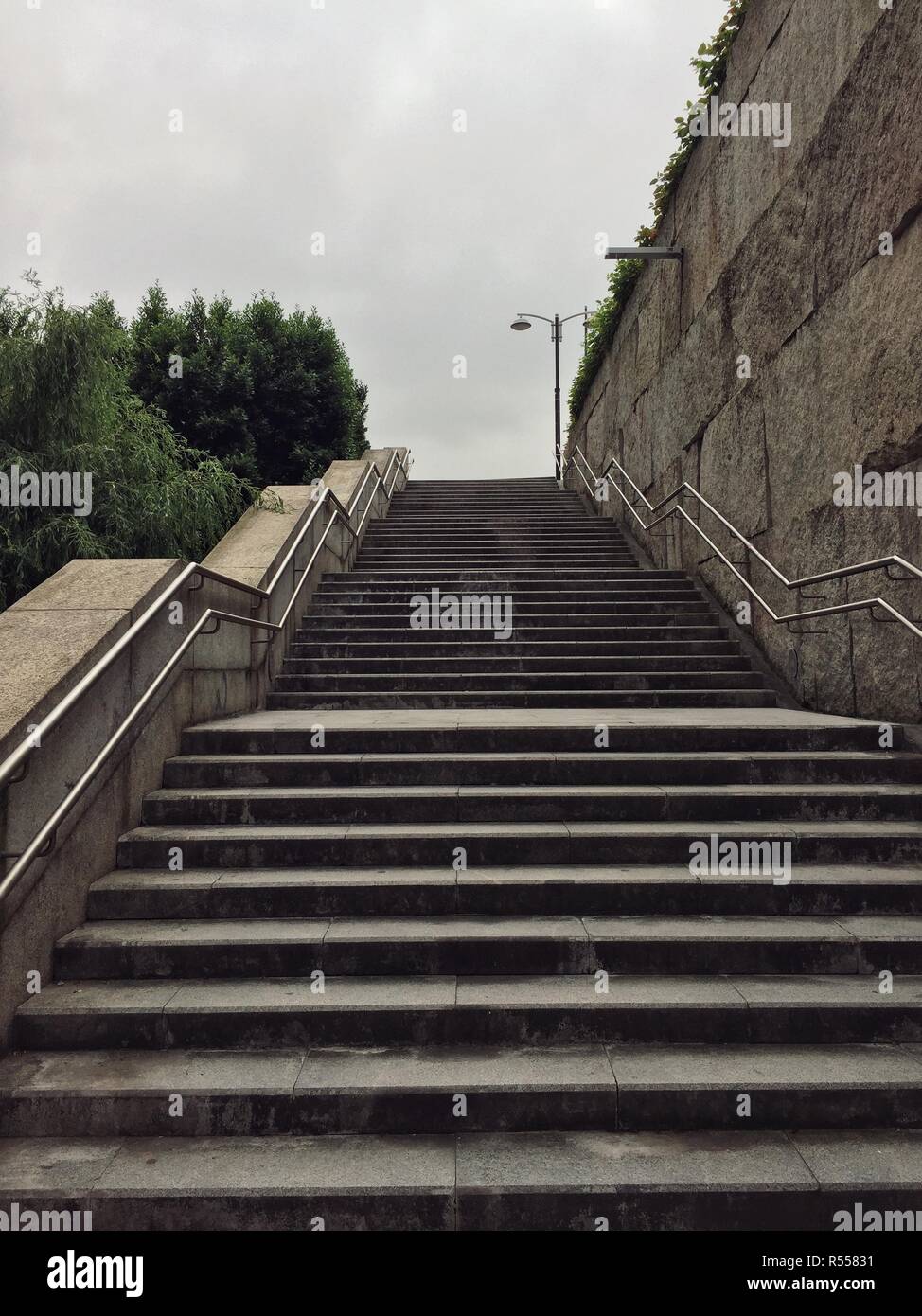 stairs structure in the street Stock Photo - Alamy