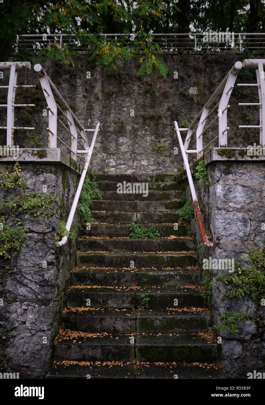 stairs structure in the street Stock Photo - Alamy