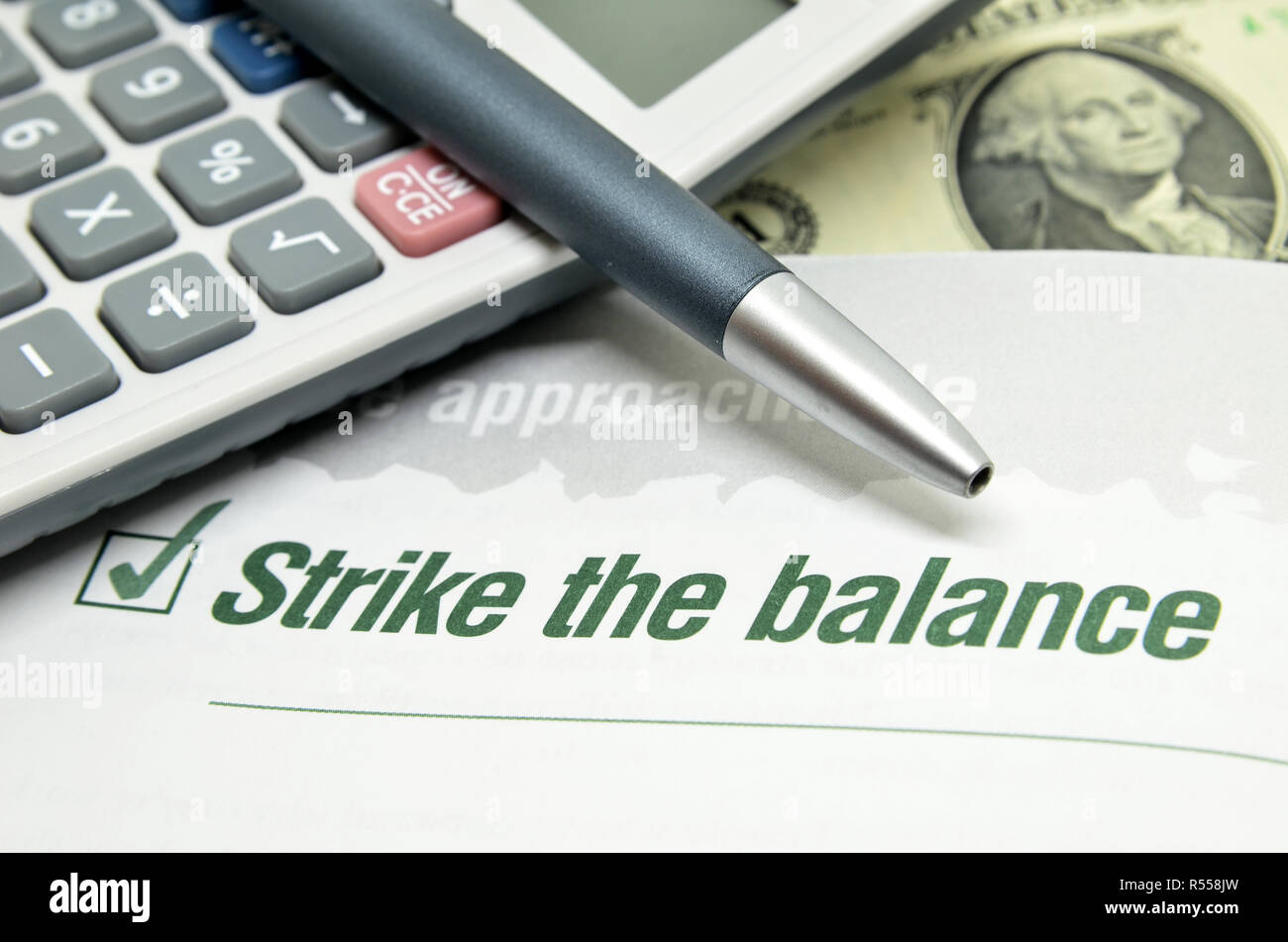 Strike the balance Stock Photo - Alamy